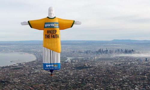 Gambling company's World Cup Jesus air balloon campaign under fire ...