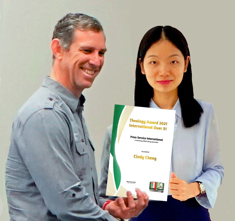 2021 International Over 31 Theology Award – Cindy Cheng ...