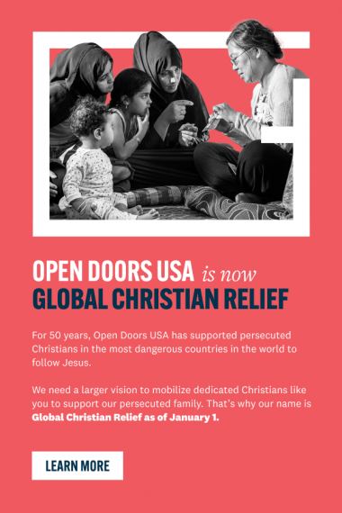 Open Doors US becomes Global Christian Relief | ChristianToday Australia